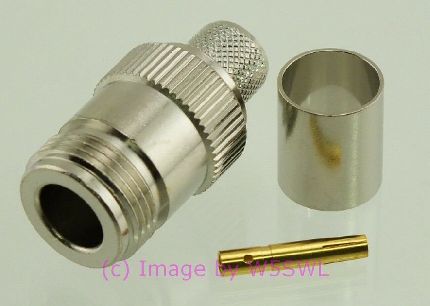 W5SWL Brand N Female Coax Connector Crimp RG-8A/U RG-213 | Dave's Hobby Shop by W5SWL