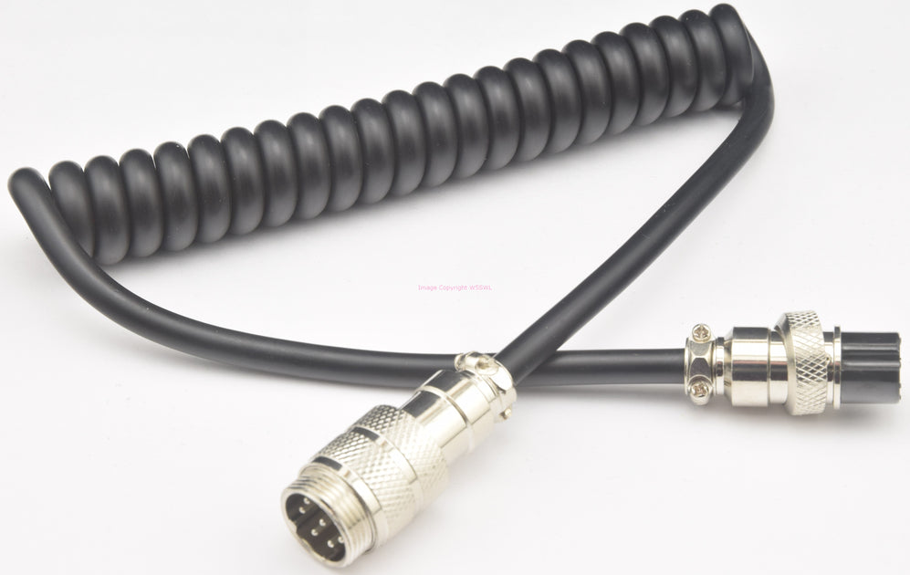 Heavy Duty 8 Pin 4ft Mic Microphone Extension Cable with Plug and Jack ...