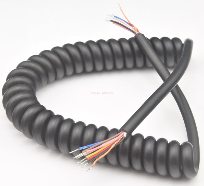 Heavy Duty 8 Wire 6ft Mic Microphone Cord Cable - 7 Wire and 1 Shield ...