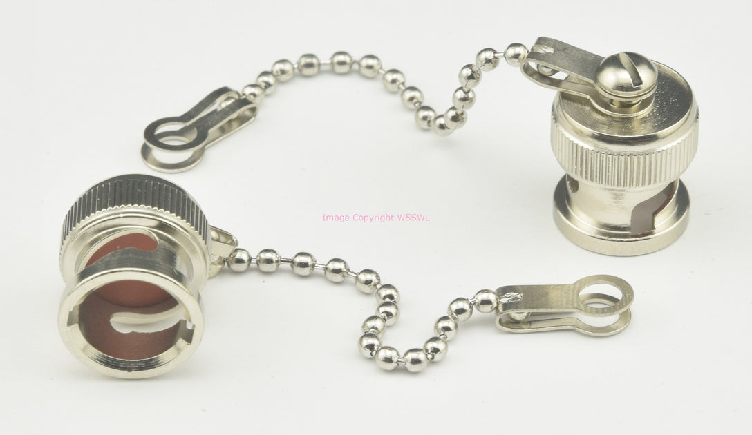 BNC Male Cap Dust Cover with Chain NON SHORTING 2-PK | Dave's Hobby ...