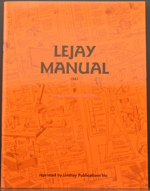 LeJay Manual 1945 | Dave's Hobby Shop by W5SWL