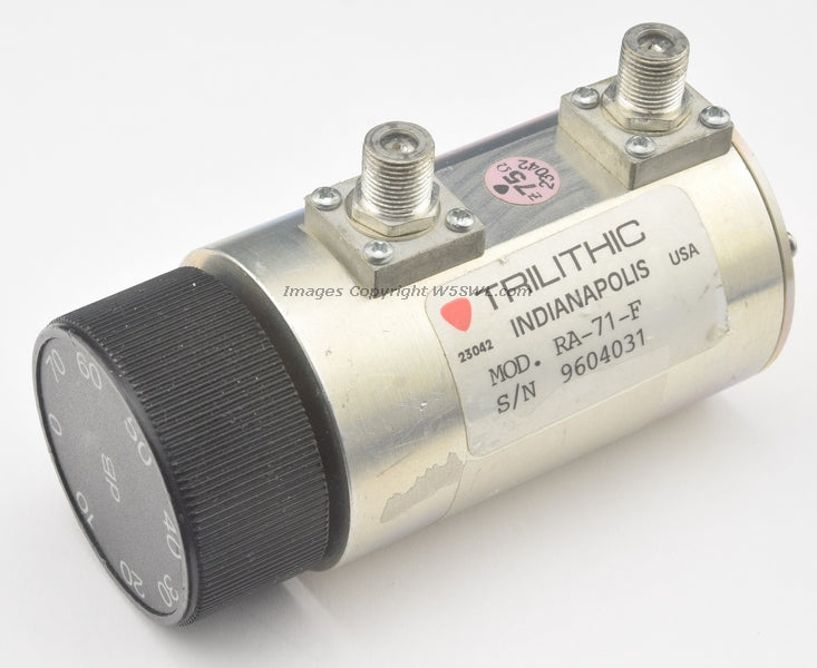 Trilithic RA-71-F Rotary Attenuator 0-70dB Perfect For Ham Fox Hunt ...