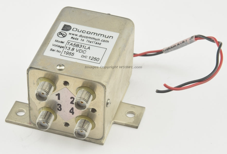 Ducommun TA5B31LA RF Switch DC - 18Ghz SMA | Dave's Hobby Shop by W5SWL