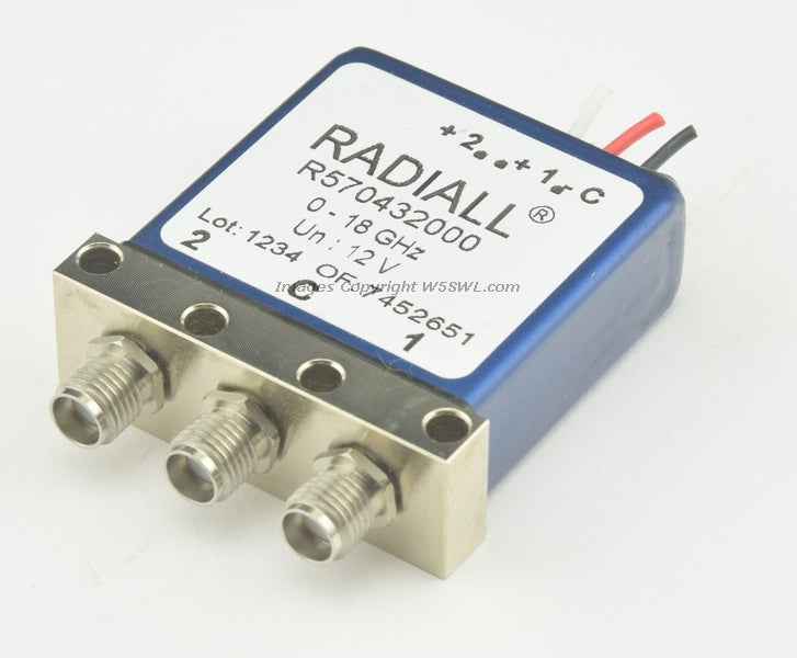 Radiall R570432000 RF Switch DC - 18Ghz SMA 12 VDC SPDT | Dave's Hobby ...