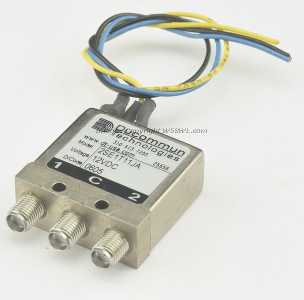 Ducommun 2SE1T11JA RF Coaxial Switch 12VDC DC-26.5 GHz SMA SPDT | Dave ...