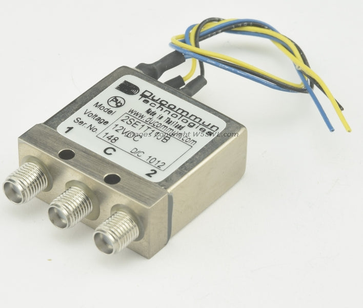 Ducommun 2SE1T11JB RF Coaxial Switch 12VDC DC-26.5 GHz SMA SPDT | Dave ...