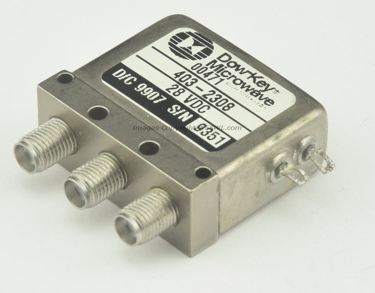 Dowkey RF Coaxial Relay 403-2308 DC-18GHz SMA 28VDC SPDT | Dave's Hobby ...