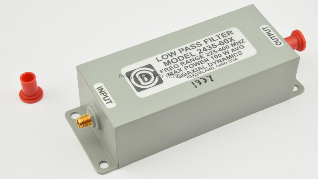 Coaxial Dynamics Model 2435-60X Low Pass Filter 225-400MHz SMA Connect ...