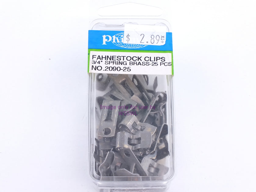 Philmore 2090-25 Fahnestock Clips 3/4" Spring Brass-25Pcs (bin101 ...