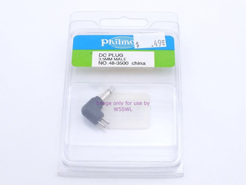 Philmore 48-3500 DC Plug 3.5mm Male (bin 3) | Dave's Hobby Shop by W5SWL