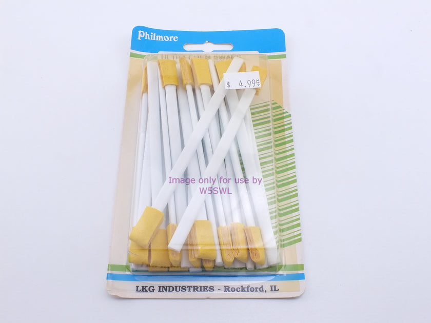 Philmore 50-288 Ultra-Chem Swabs 3/8"x3-1/2" Chamois 25pk (bin58 ...