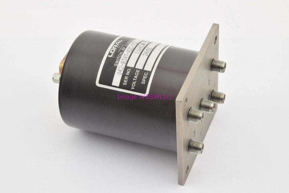 Loral RF Coaxial Switch DC-3GHz 4 Pole SMA 042-B347-A2C-7C2 | Dave's ...