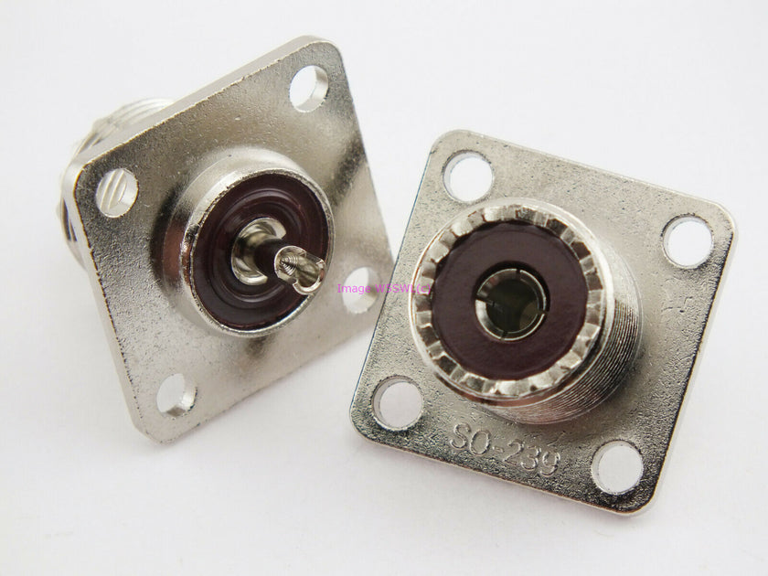 AUTOTEK OPEK UHF Female 4-Hole Bakelite SO-239 Chassis Coax Connector ...