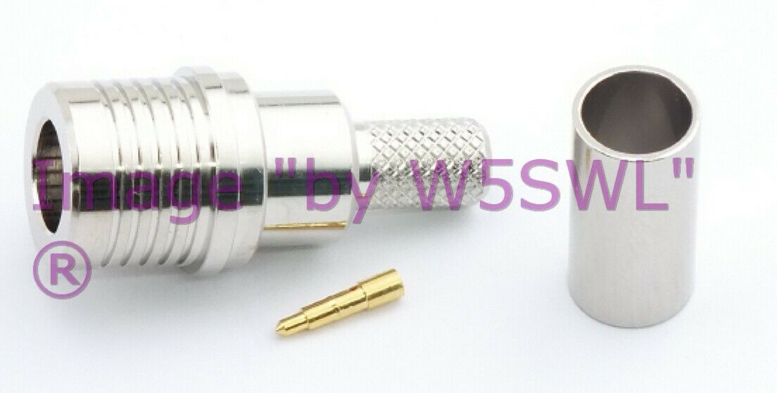 W5SWL Brand QMA Male Crimp Connector LMR-195 RG-58 | Dave's Hobby Shop ...