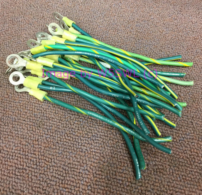 Telco Cellular Ham Equipment Ground Bonding Pigtails LOT (bin7) | Dave ...