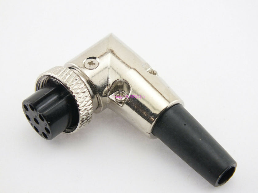 Microphone Mic Plug 8 Pin Female Right Angle with Rubber Boot | Dave's ...