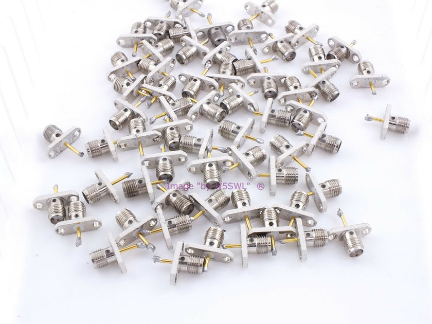 2 Hole Chassis Mount Flush Ins SMA Female Connector Adapter | Dave's ...
