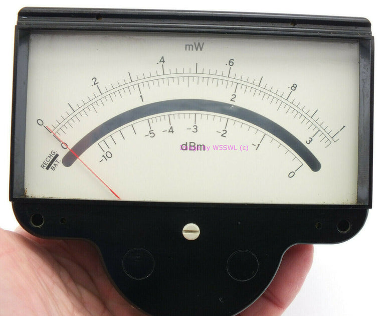 Panel Meter mW dBm Scales | Dave's Hobby Shop by W5SWL
