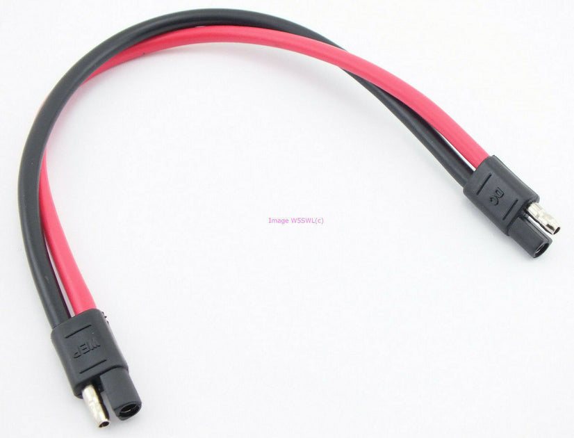 8 AWG 1ft Power Lead 2-Pin Quick Connector Hi-Power Radio CB Ham Solar ...