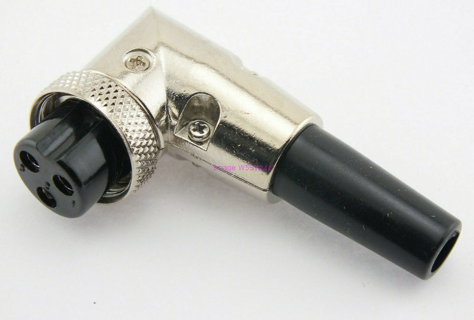 Microphone Mic Plug 3 Pin Female Right Angle with Rubber Boot | Dave's ...