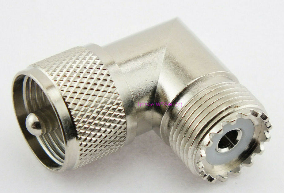 AUTOTEK OPEK UHF Male to UHF Female Right Angle Coax Connector Adapter ...