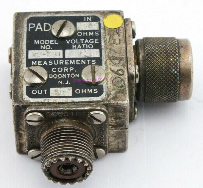 Measurements 80-ZH1 50 Ohm 2:1 Pad N Male to UHF Female (31090) | Dave's Hobby Shop by W5SWL