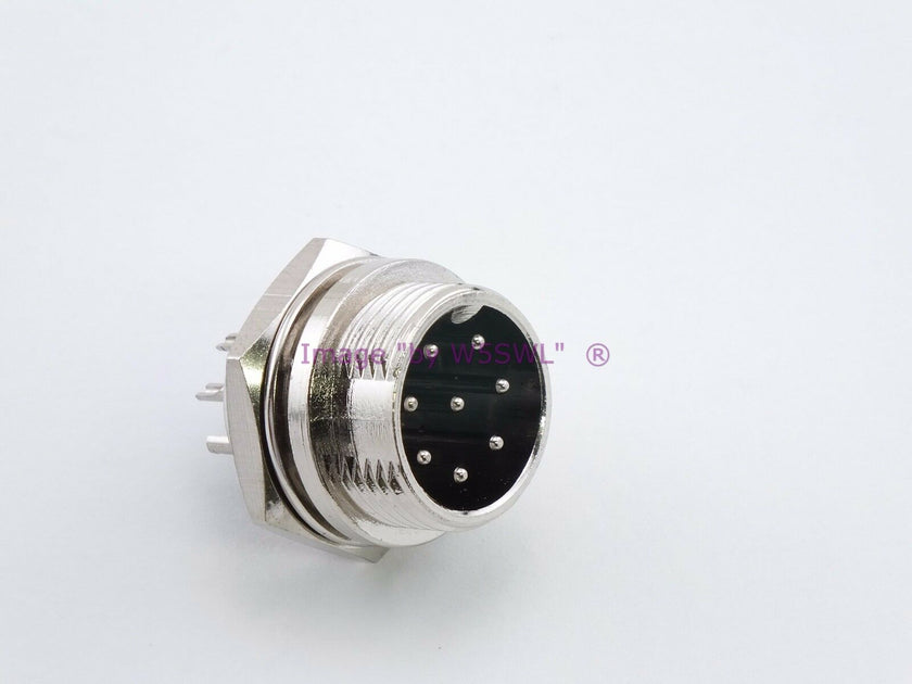 8 Pin Microphone Panel Jack Male | Dave's Hobby Shop by W5SWL