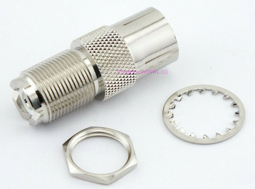 W5SWL Brand PUSH-ON PL-259 Long Quick Connector Adapter Male to Female ...