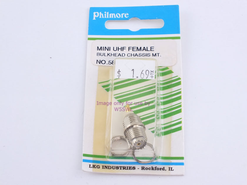 Philmore 580 Mini Uhf Female Bulkhead Chassis Mount (Bin85) | Dave's ...