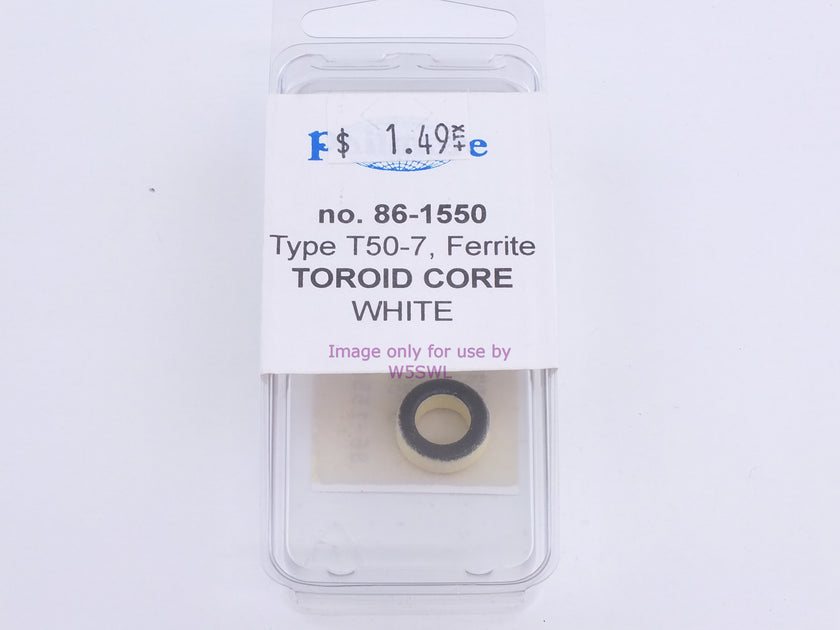 Philmore 86-1550 Type T50-7, Ferrite Toroid Core White (bin83) | Dave's ...