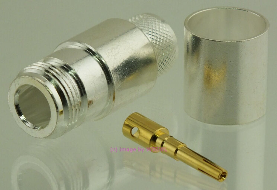 W5SWL Brand N Female Coax Connector Silver Crimp LMR-600 Coax Cables ...