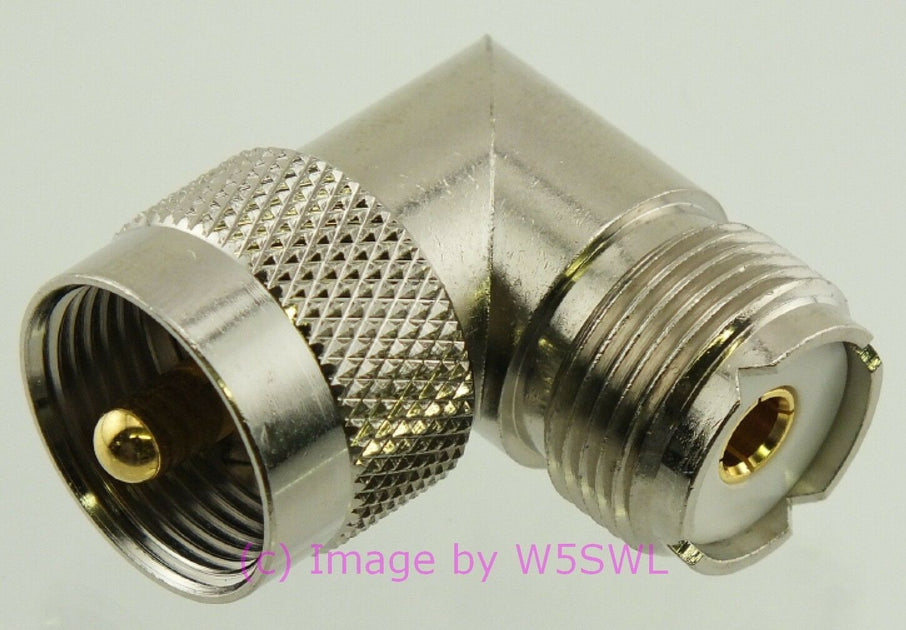 W5SWL Brand UHF Male to Female Coax Connector Adapter 90 Deg | Dave's ...