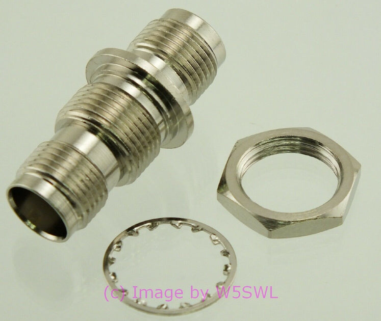 W5SWL TNC Female to TNC Female Connector BULKHEAD Chassis Mount Coupler ...