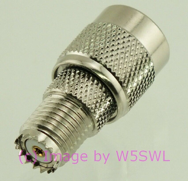 W5SWL Brand Coax Adapter TNC Male to Mini UHF Female | Dave's Hobby ...