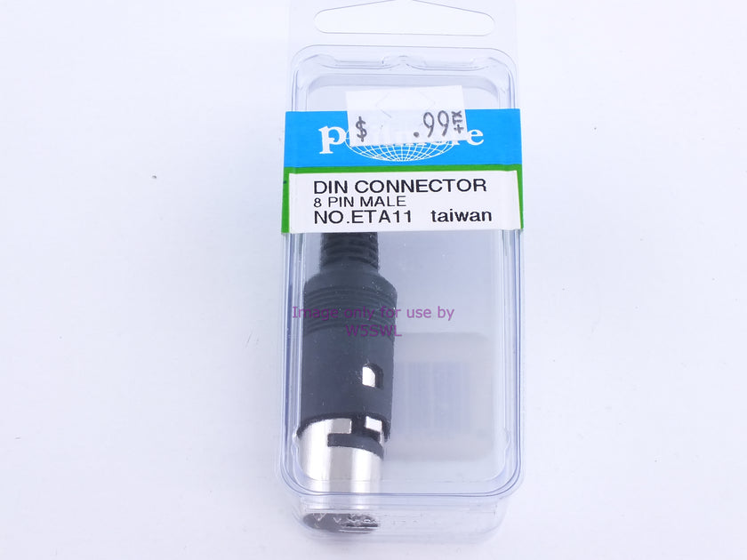 Philmore ETA11 DIN Connector 8 Pin Male (bin110) | Dave's Hobby Shop by ...
