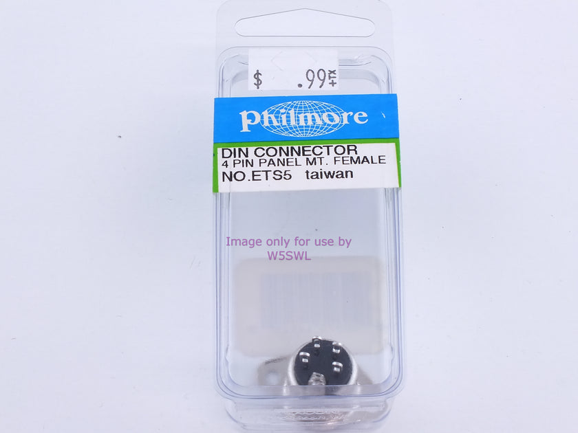 Philmore ETS5 DIN Connector 4 Pin Panel MT. Female (bin110) | Dave's ...