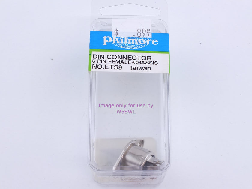 Philmore ETS9 DIN Connector 6 Pin Female-Chassis (bin110) | Dave's ...