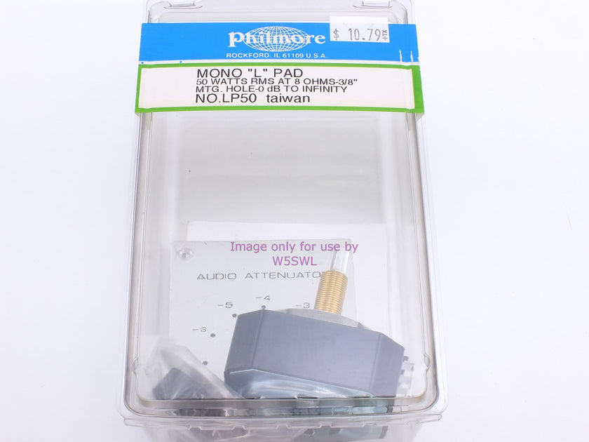 Philmore LP50 Mono L Pad 50 Watts RMS 8 Ohms 3/8" Hole (Bin79) | Dave's ...